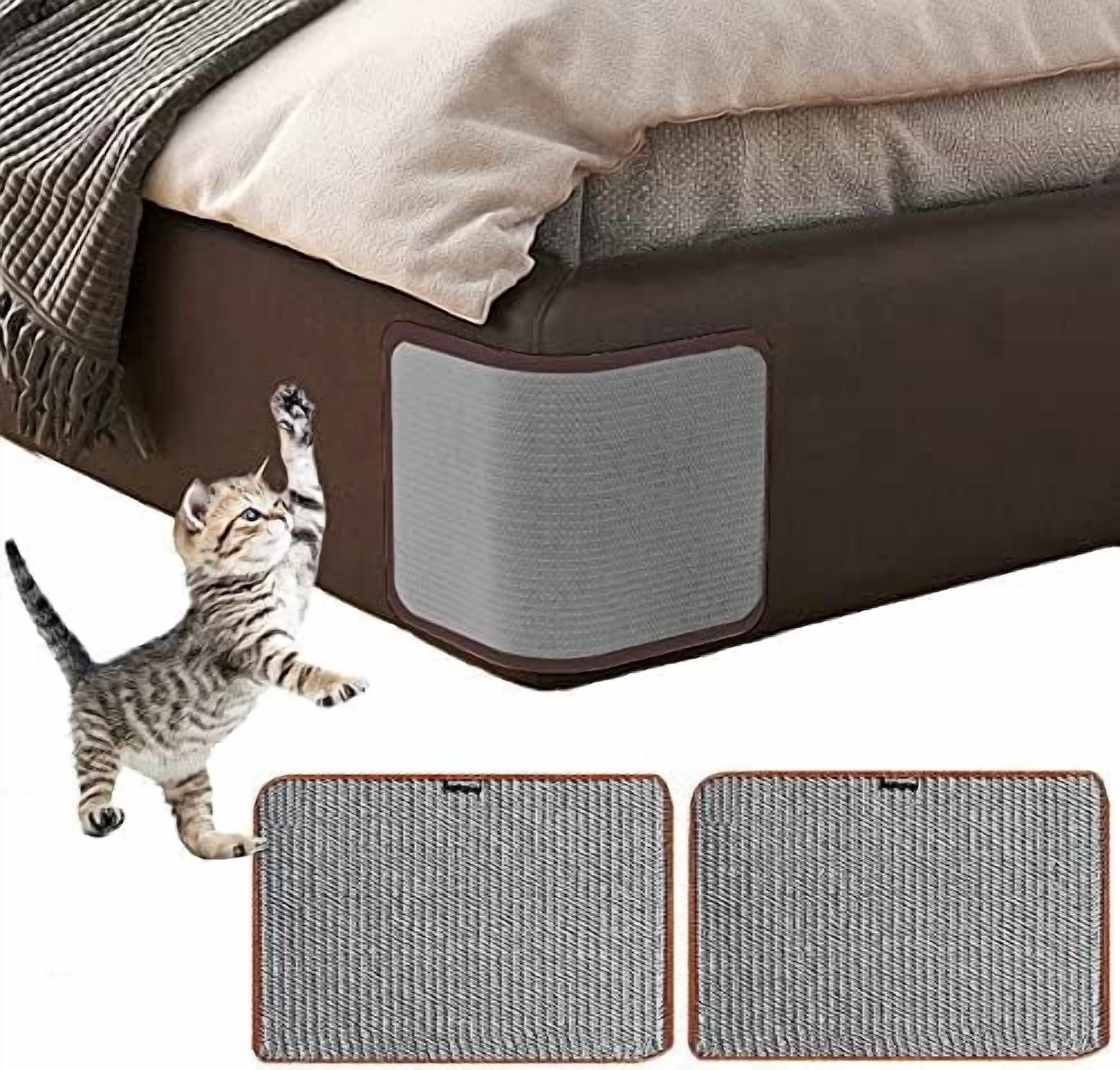 2PCS Cat Scratcher Mat Sofa Protector Natural Sisal Cat Scratching Mat ...