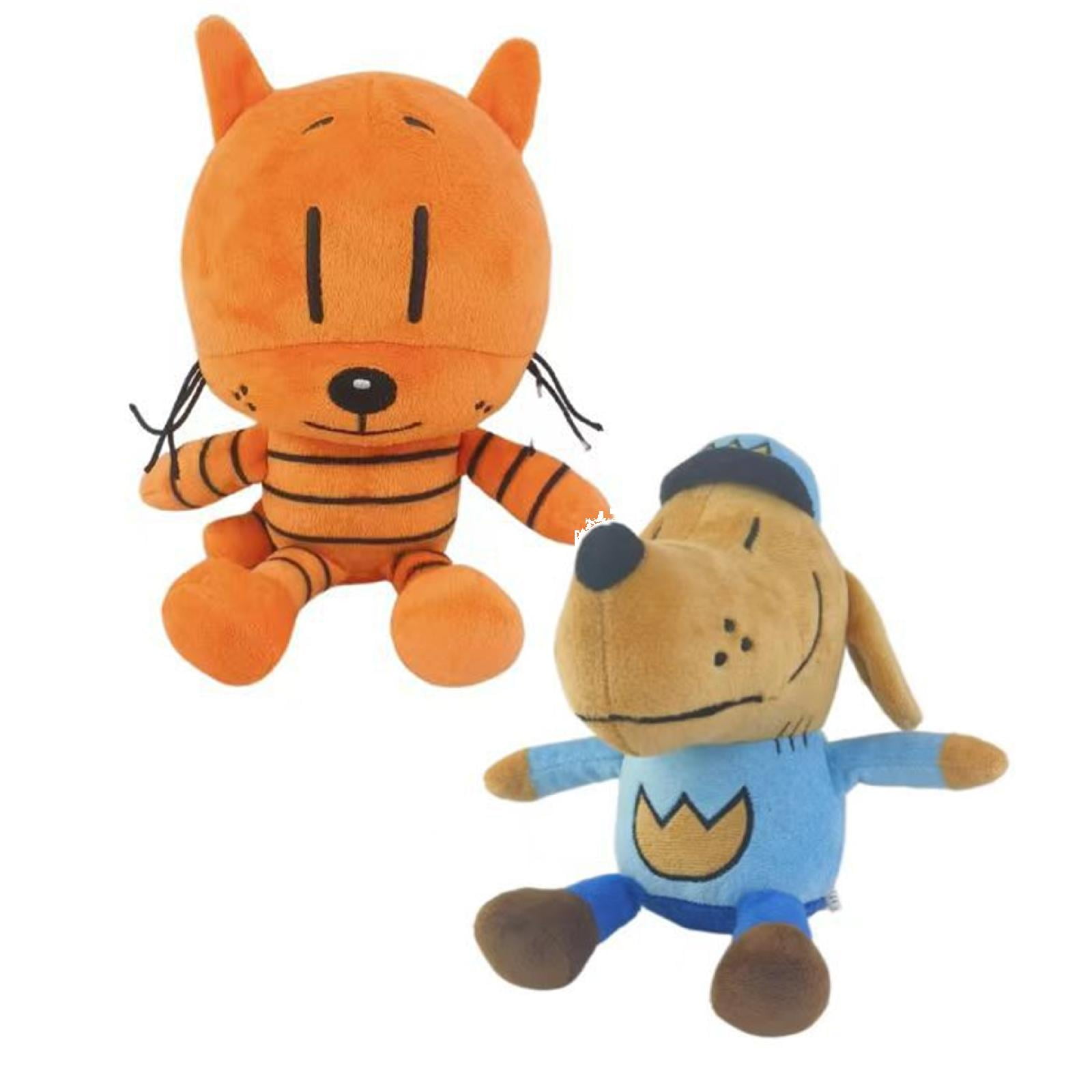 2PCS Cats Plush Toy And Dog-Man Series Plushies, Dog-M-an Series ...