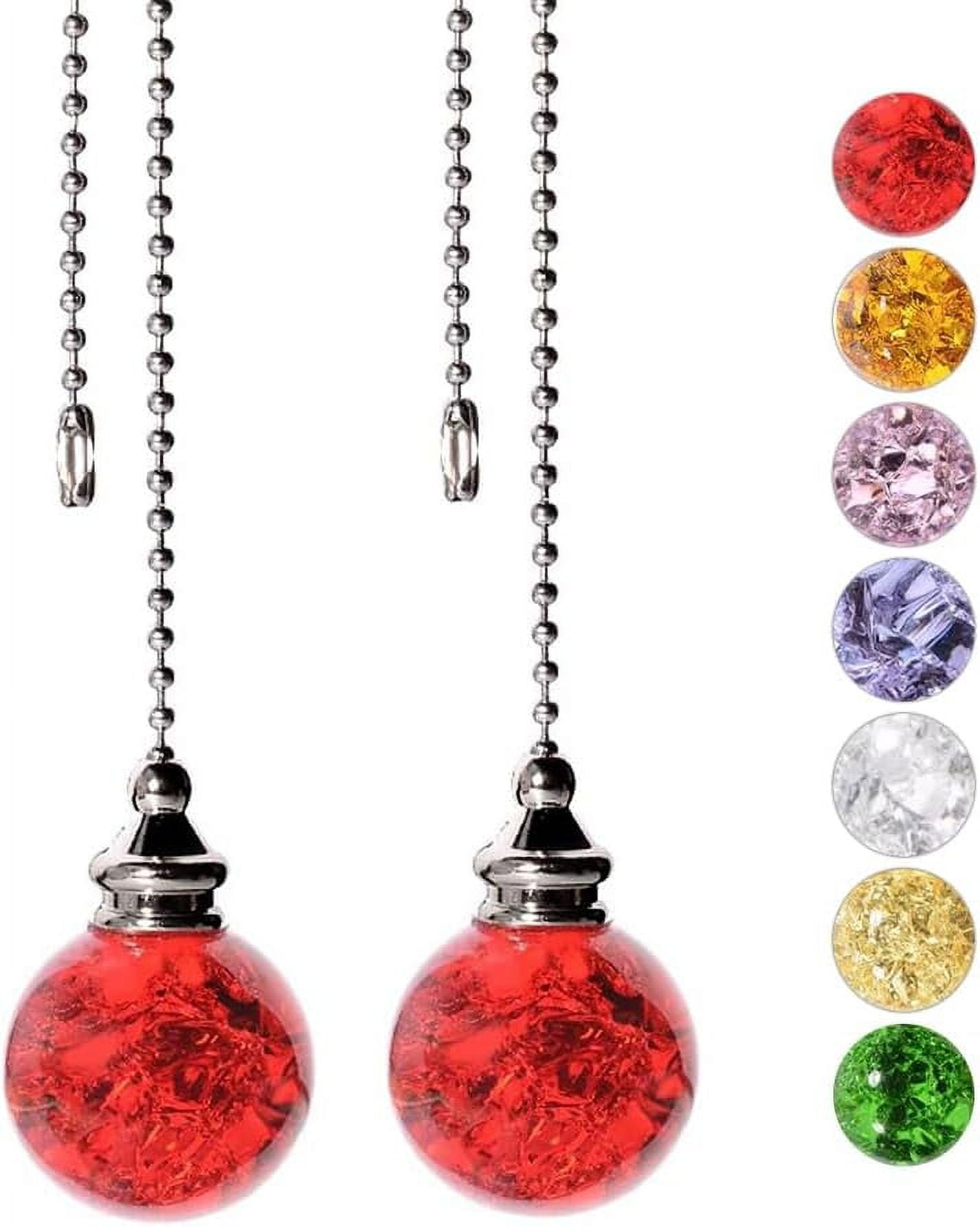 2PCS Ceiling Fan Pull Chain, Ceiling Fan Pull Chain Extender, Pull ...