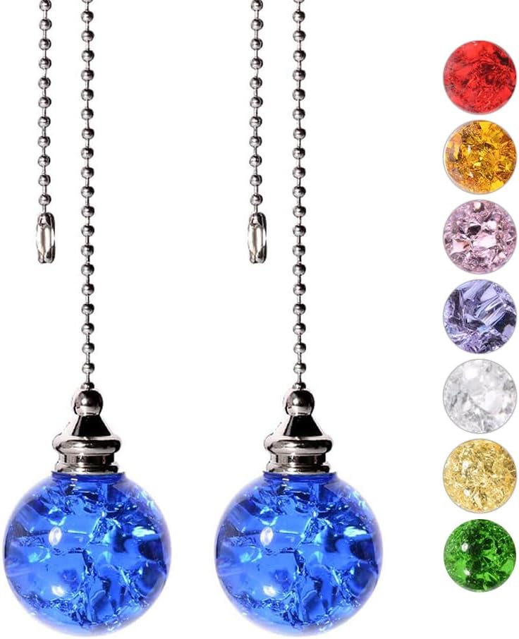 2PCS Ceiling Fan Pull Chain, Ceiling Fan Pull Chain Extender, Pull ...