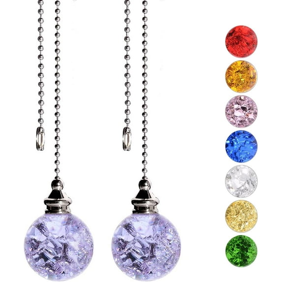 2PCS Ceiling Fan Pull Chain, Decorative Ceiling Fan Pulls, Ceiling Fan ...