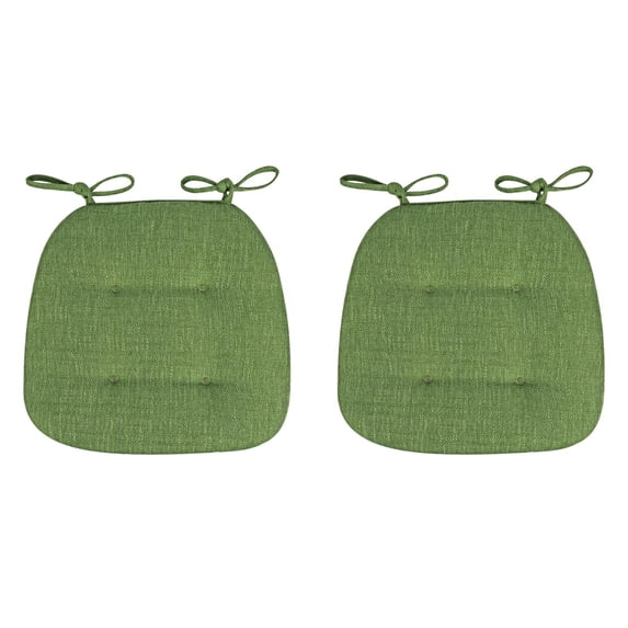 2PCS Chair Cushions for Dining Chairs, D-Shaped Seat Cushions with ...