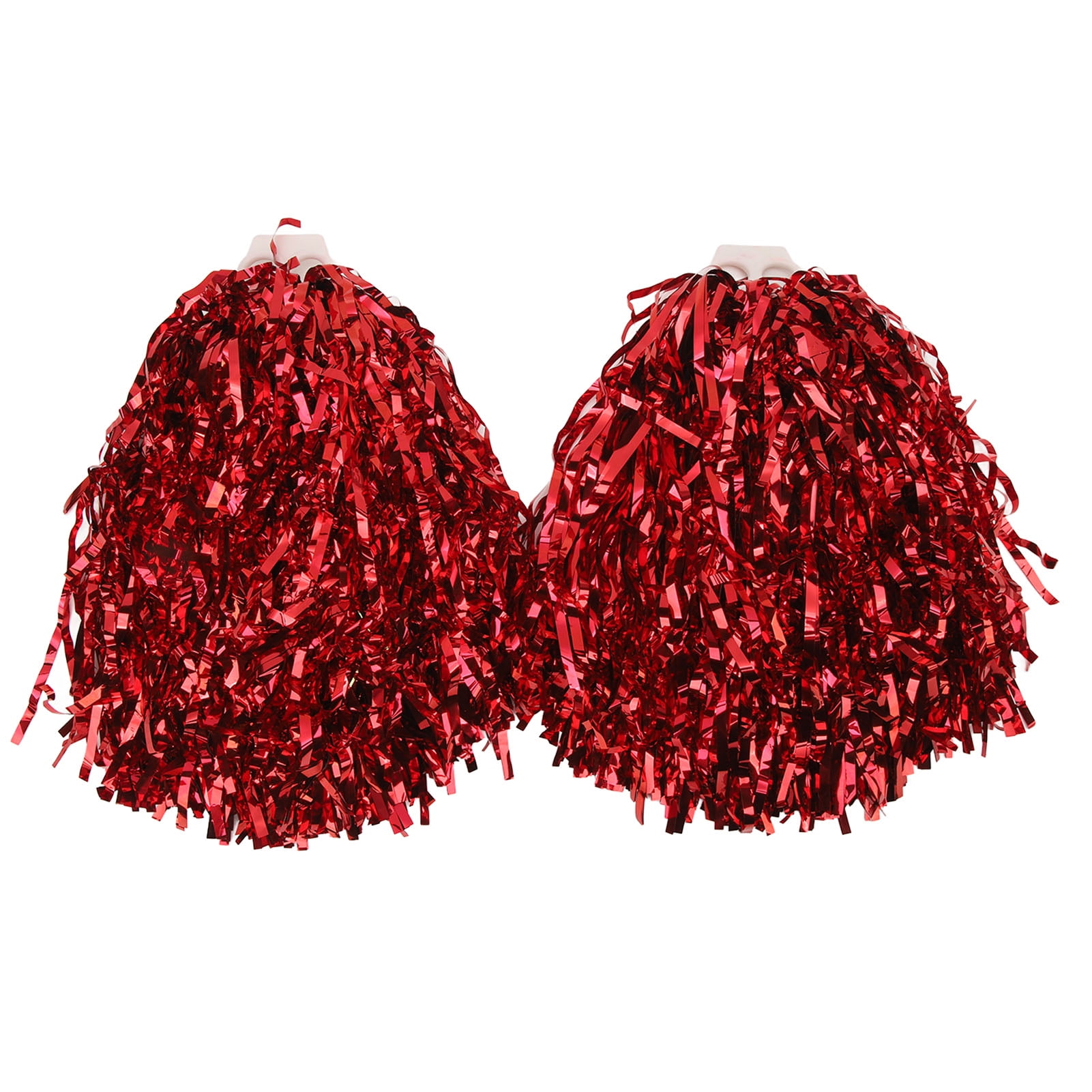 2PCS Cheerleading Pom Poms with Hard Handle Handheld Party Shakers for ...
