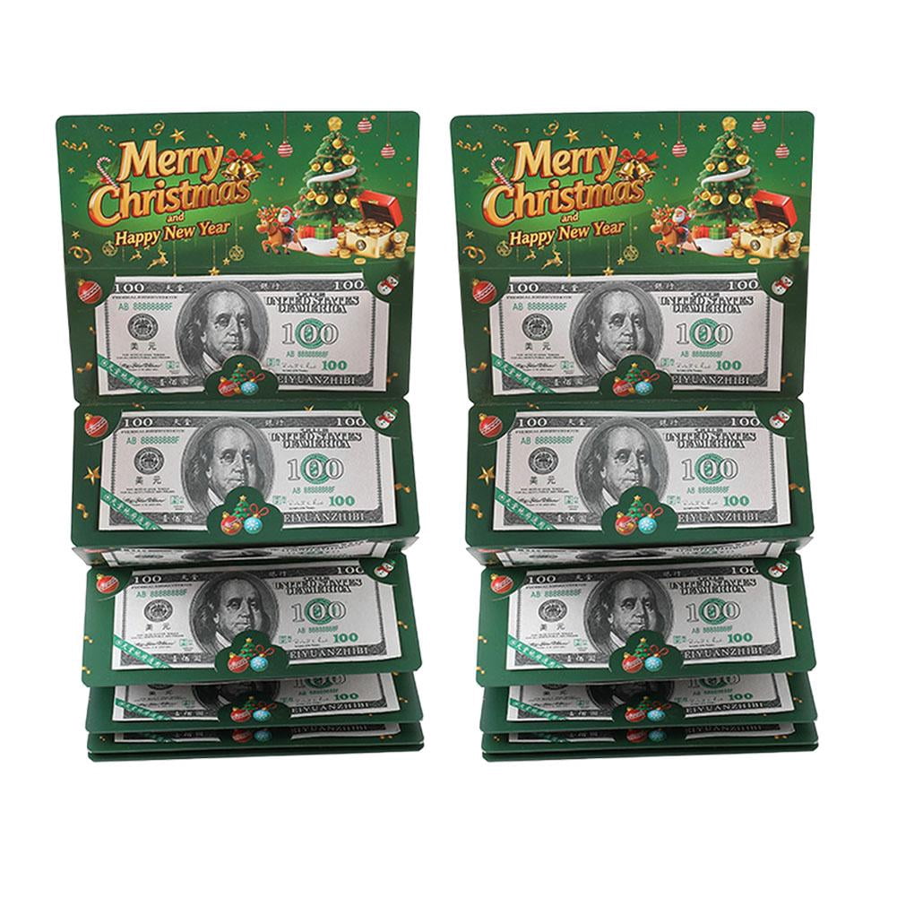 2PCS Christmas Money Holder, Surprise Card Holder with 10 Slots, Xmas ...