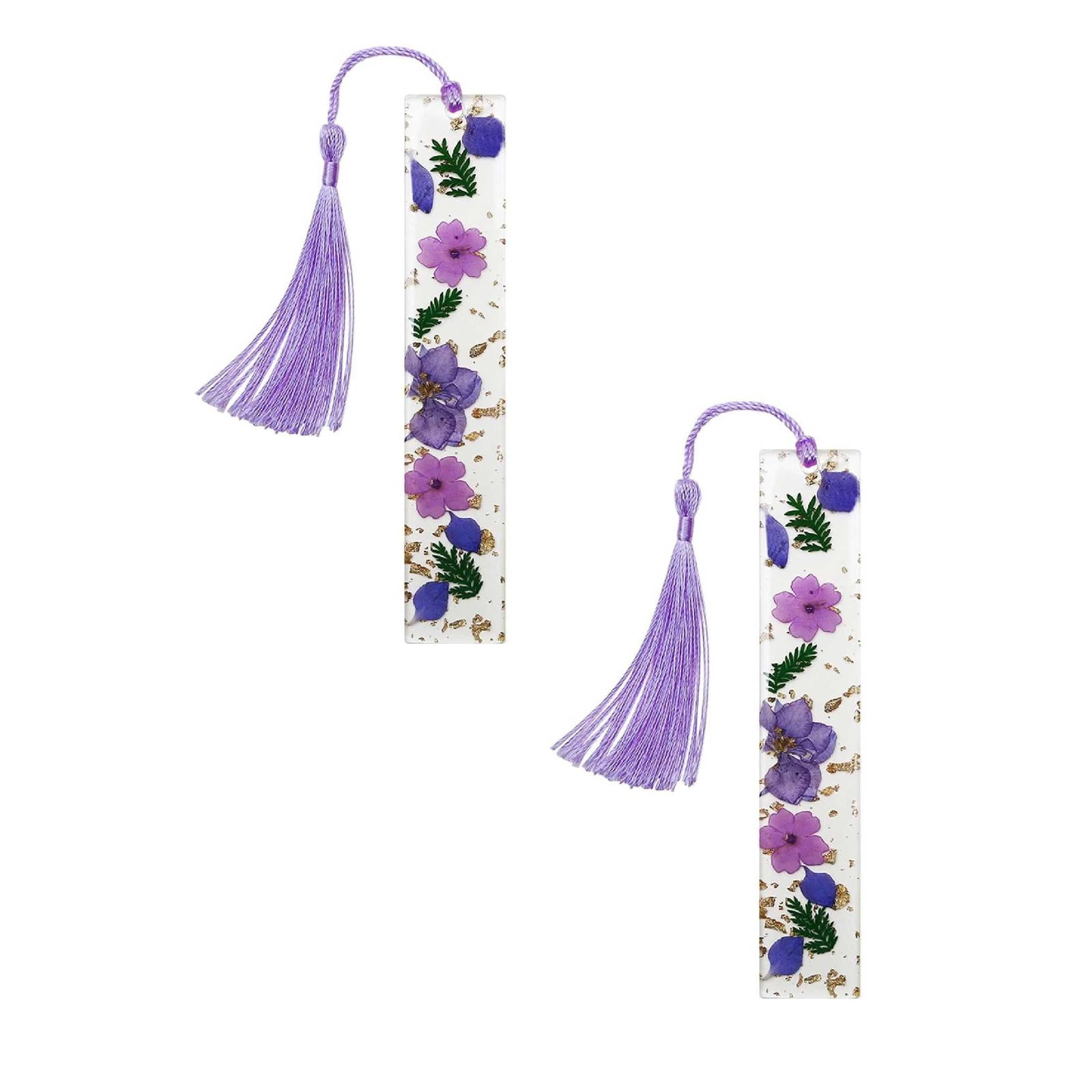 2PCS Christmas Office Supplies Home Office Bookmarks For Women Dried ...