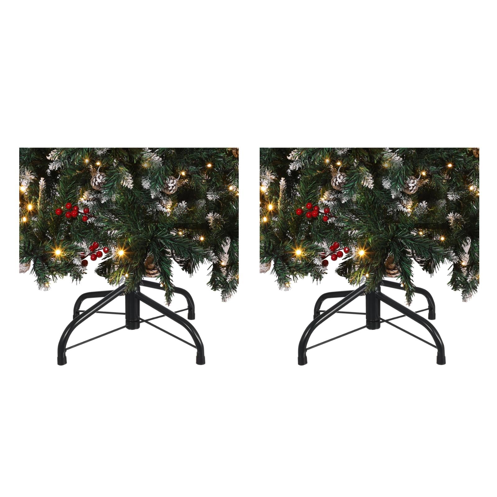 Amosfun Foldable Army Green Christmas Tree Stand with Iron Base for ...