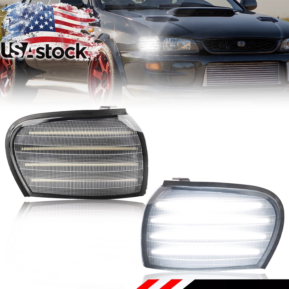 2PCS Clear Lens Front Corner Light Parking Light Turn Signal Light Turn ...