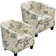 Walmart Velvet Wingback Chair Cover, 2-Piece, Machine Washable, Living ...