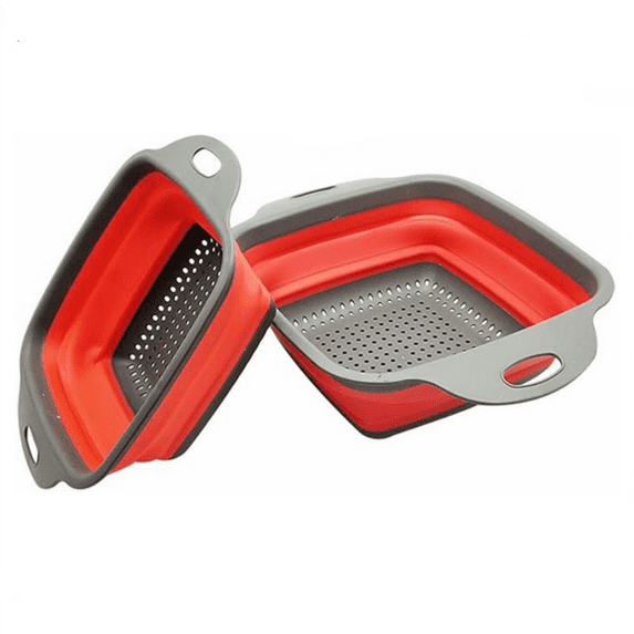 2PCS Collapsible Colander, Collapsible Strainers for Kitchen, 11.5 inch ...