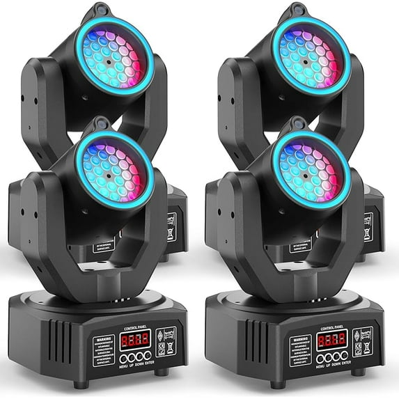 2PCS Compact 30W Stage Moving Head Light with Beam,GOBO Projection ...