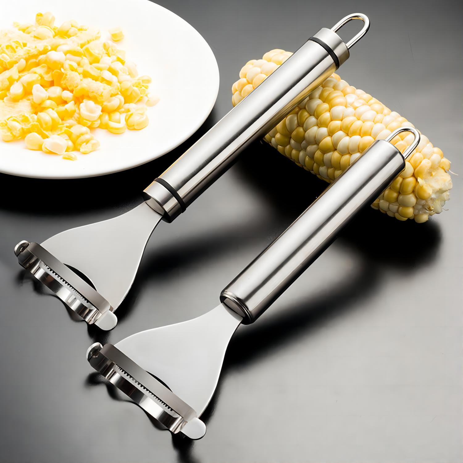 2PCS Corn Peeler, Corn stripper for corn on the cob remover tool ...