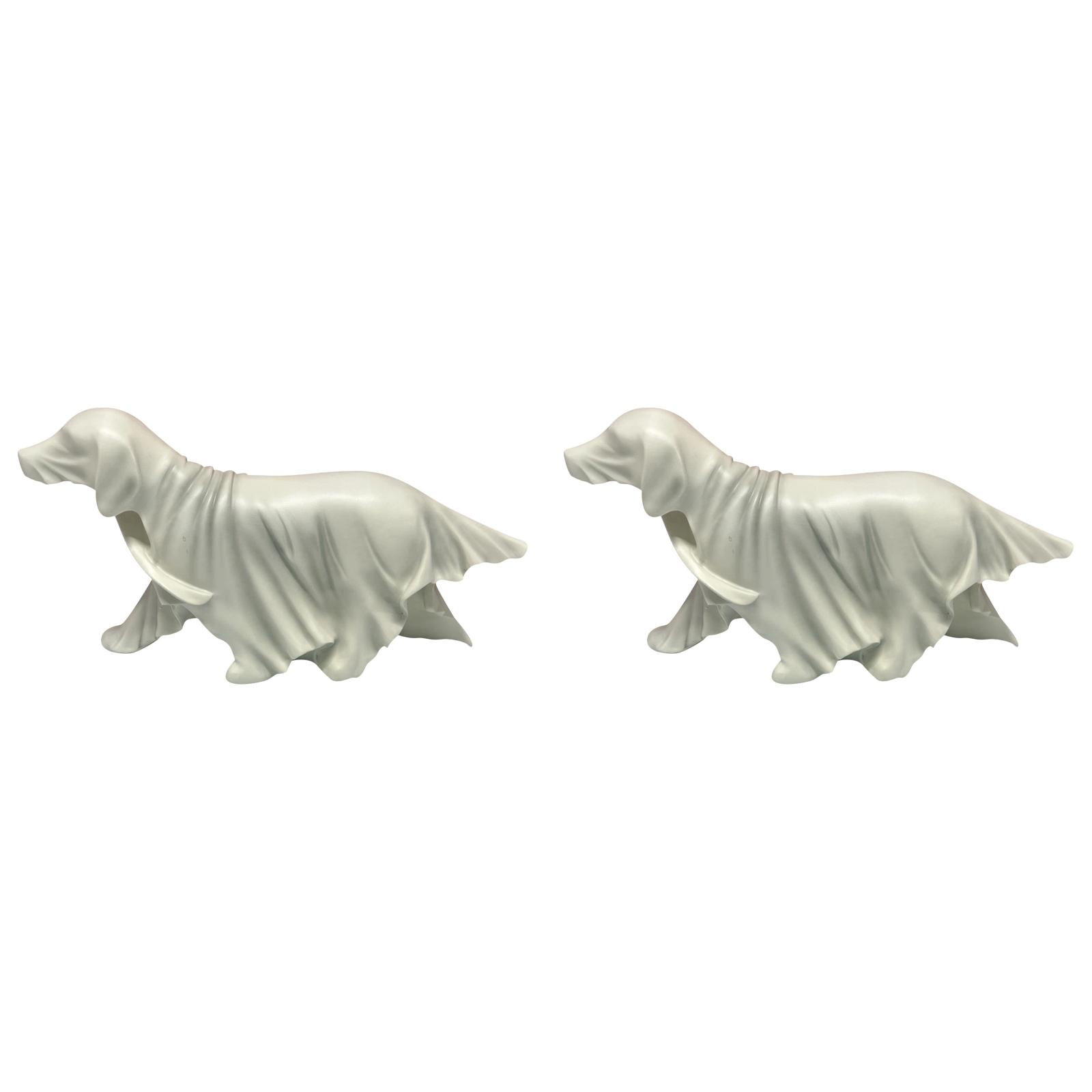 2PCS Cracker Barrel Halloween 2025 Ghost Dog – Collectible White ...