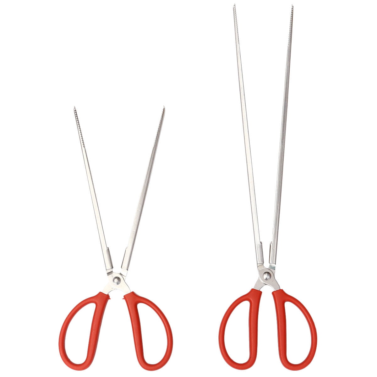 2PCS Crackers and Tools Extra Long Tongs Wire Tongs Aquarium Tweezers ...