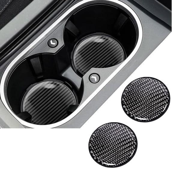 2PCS Cup Holder Coasters Compatible with Tesla Model Y 3 X S Semi ...