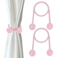 2PCS Curtain Tiebacks, Twist Weave Drapery Holdbacks Window Drape ...