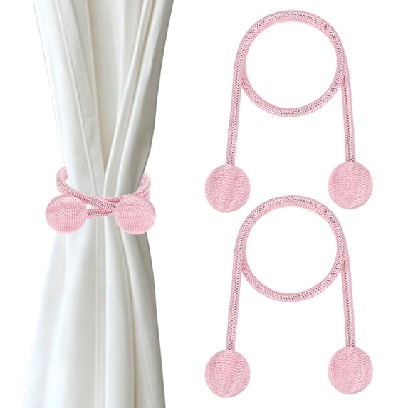 2PCS Curtain Tiebacks, Twist Weave Drapery Holdbacks Window Drape ...