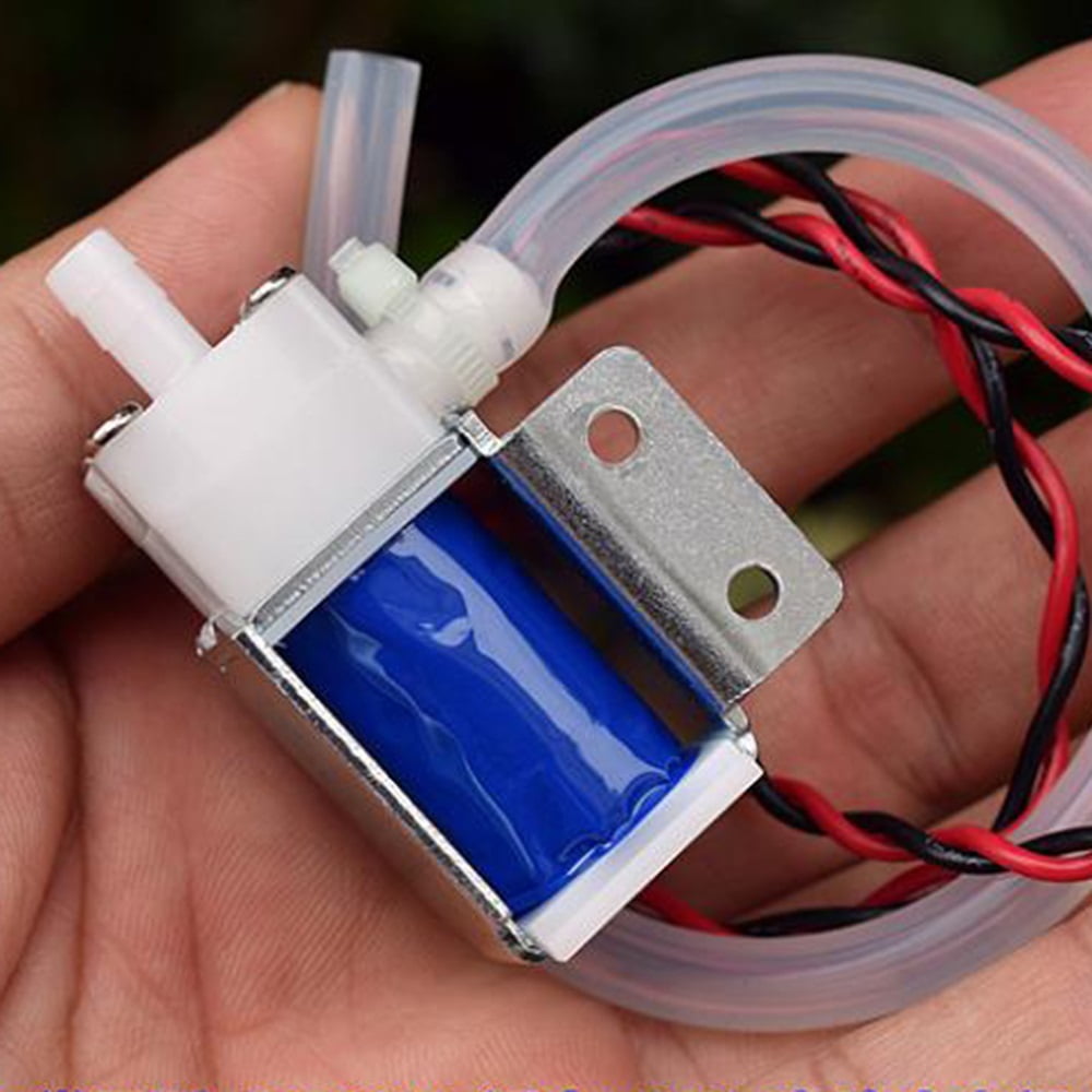 2PCS DC 12V Mini Micro Electric Solenoid Valve N/O Normally Open Water ...