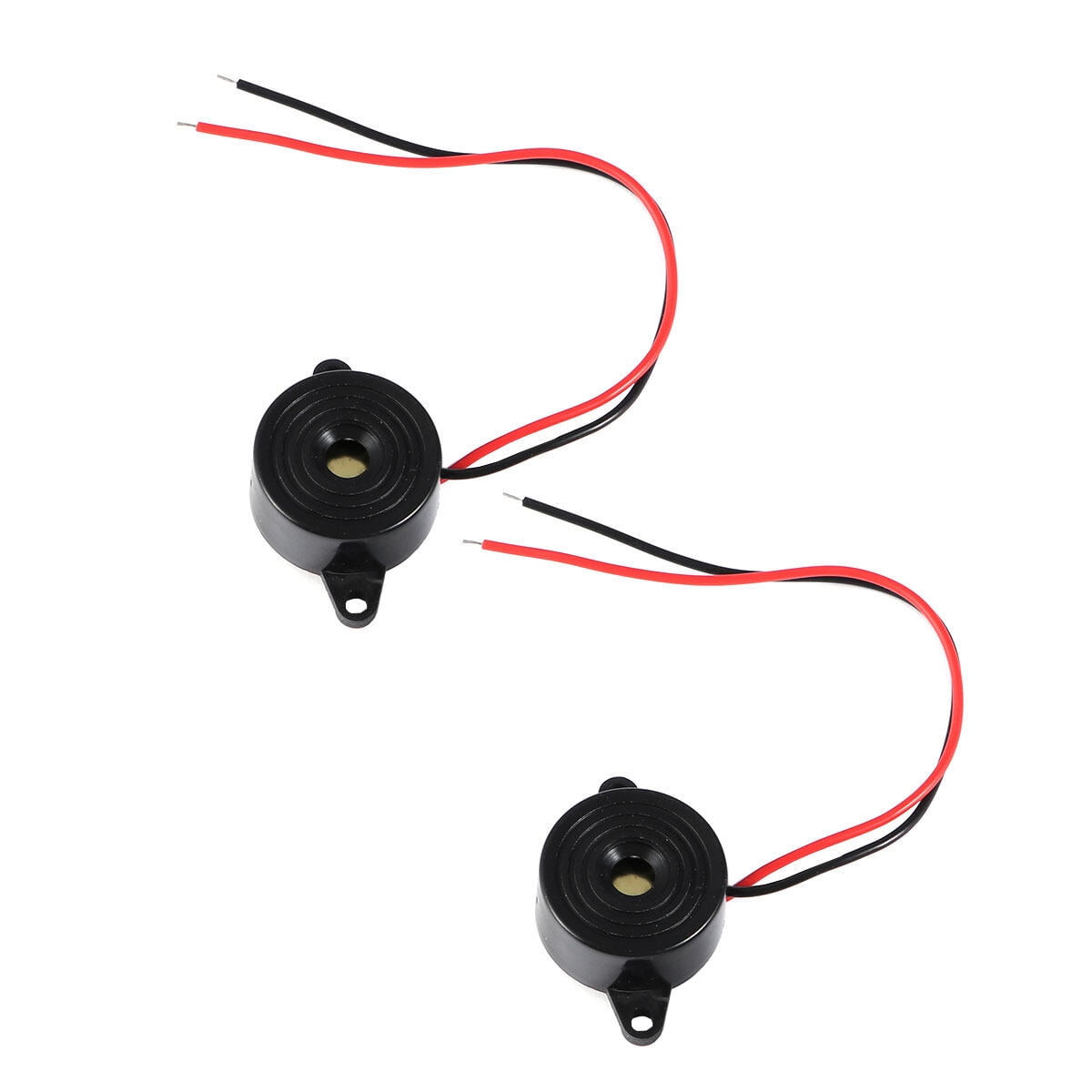 2PCS DC 3-24V 85DB Small Enclosed Piezo Electronic Buzzer Alarm with ...