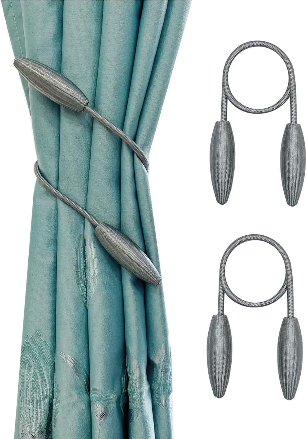 2PCS DIY Curtain Tiebacks Clips Creative Variety Shape Twist Curtain ...