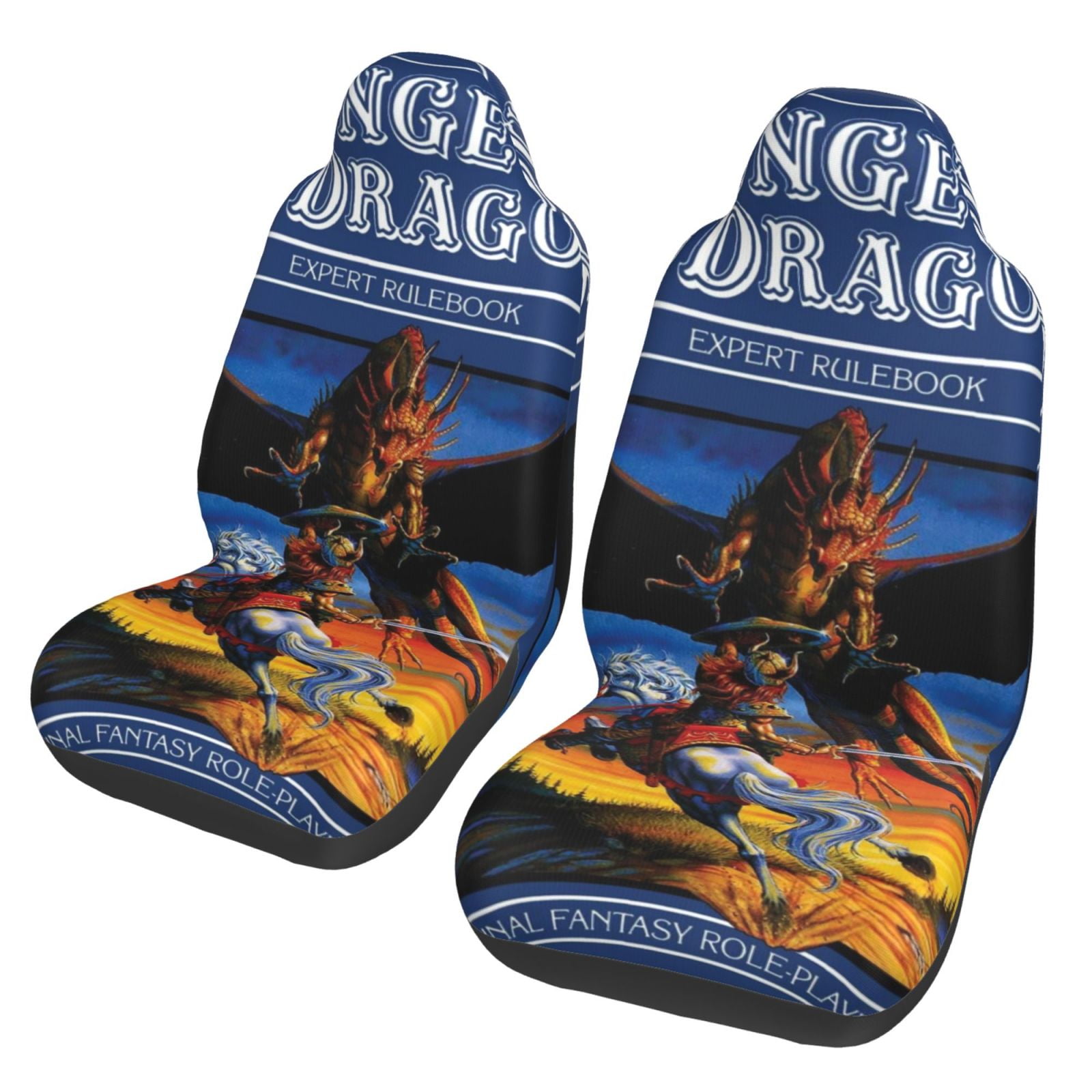 2PCS DND Dungeons And Dragons Seat Cover for Women Men Washable Soft ...