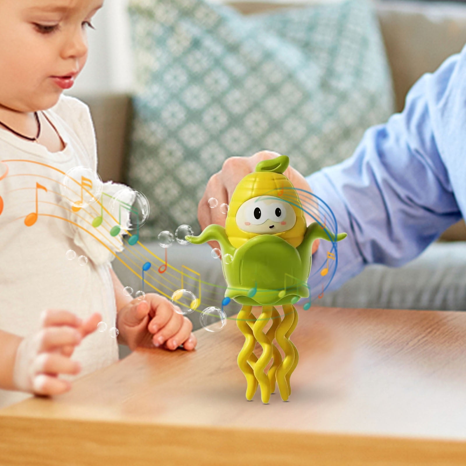 2PCS Dancing Corn Figurine Toy, Smart Auto-Dance Toy, Crawling Dancing ...