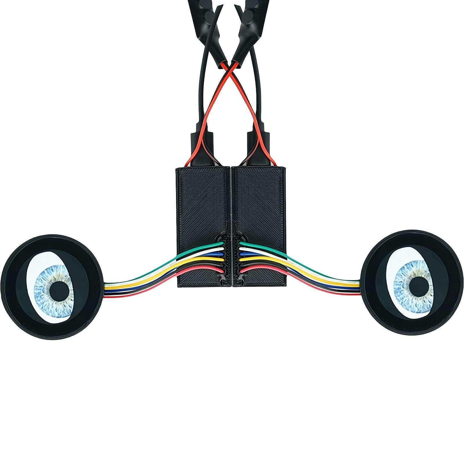 2PCS Devil Eyes Headlight,Evil Eyes Light Mini Projector Lens Lamp,12V ...