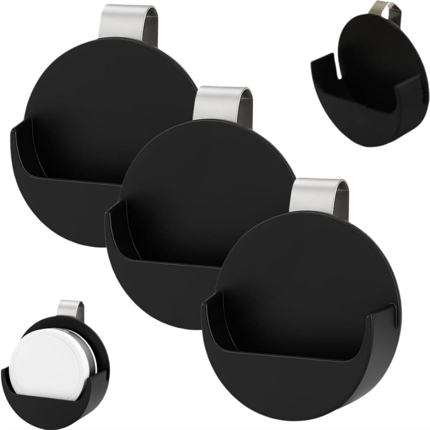 2PCS Dip Can Holder for Car Visor, Black Visor Clip Organizer with ...