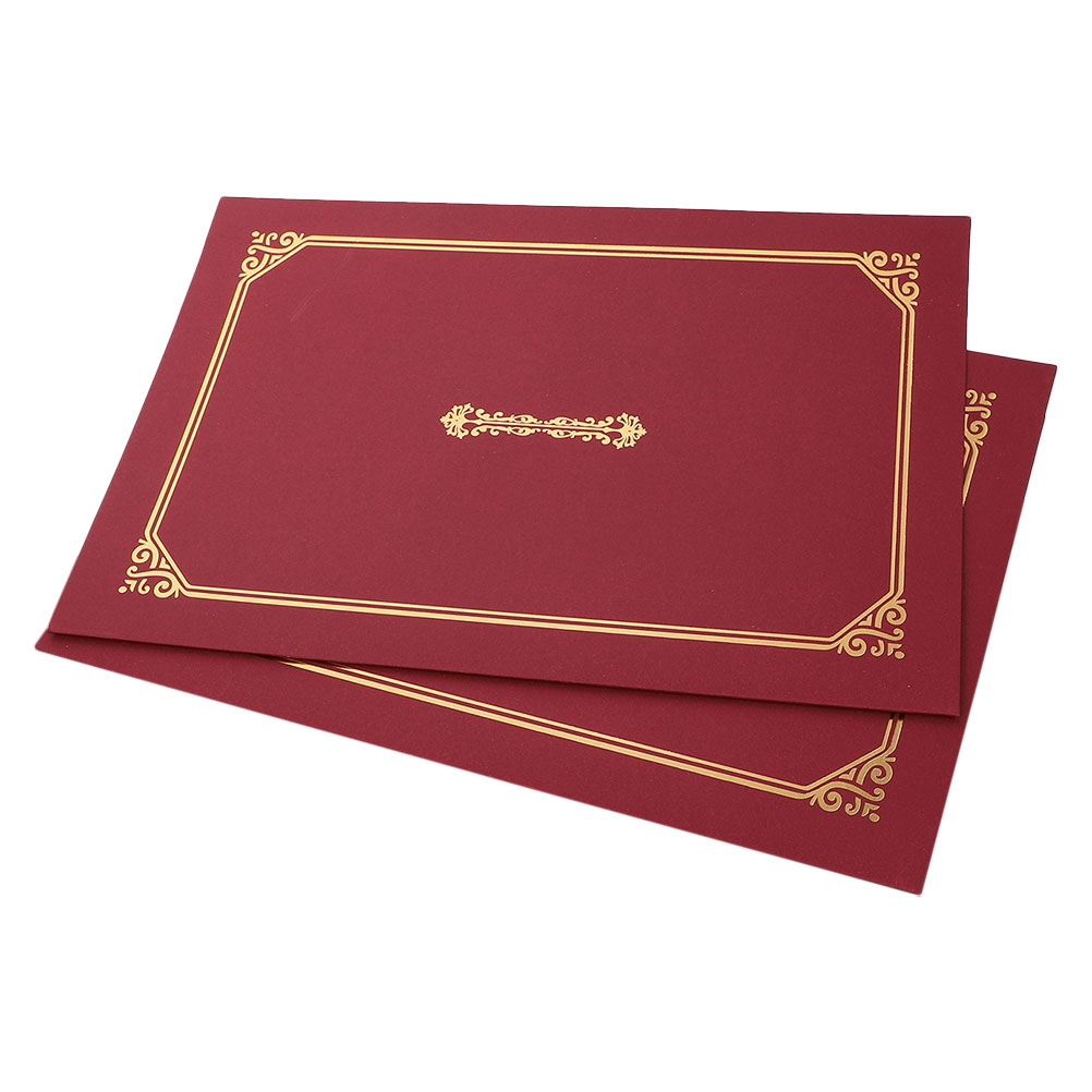 2PCS Diploma Holder A4 Certificate Covers Graduation Awards Cardstock ...
