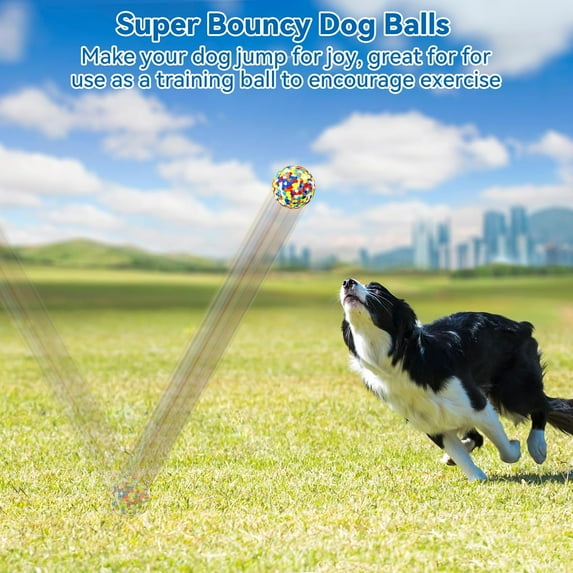 2PCS Dog Balls, Durable Dog Chew Balls for Agressive Chewers ...