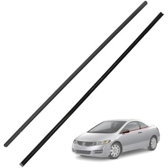 2PCS Door Belt Moldings Window Belt Weatherstrip Left and Right 72410 ...