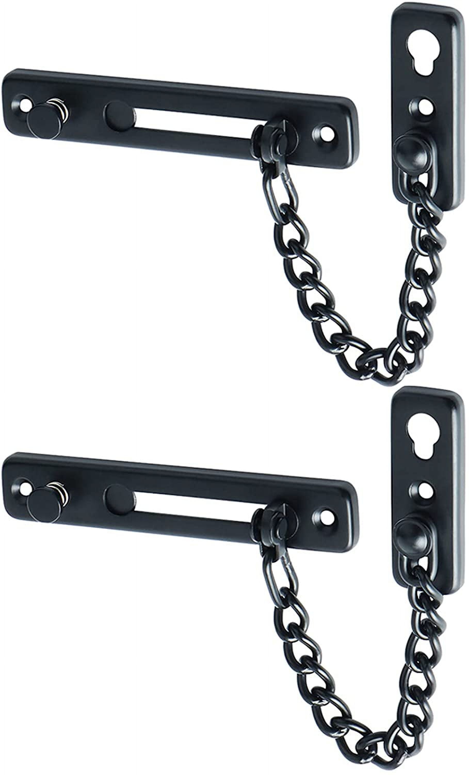 2PCS Door Chain Lock, Stainless Steel Security Chain Guard, Door Chain ...