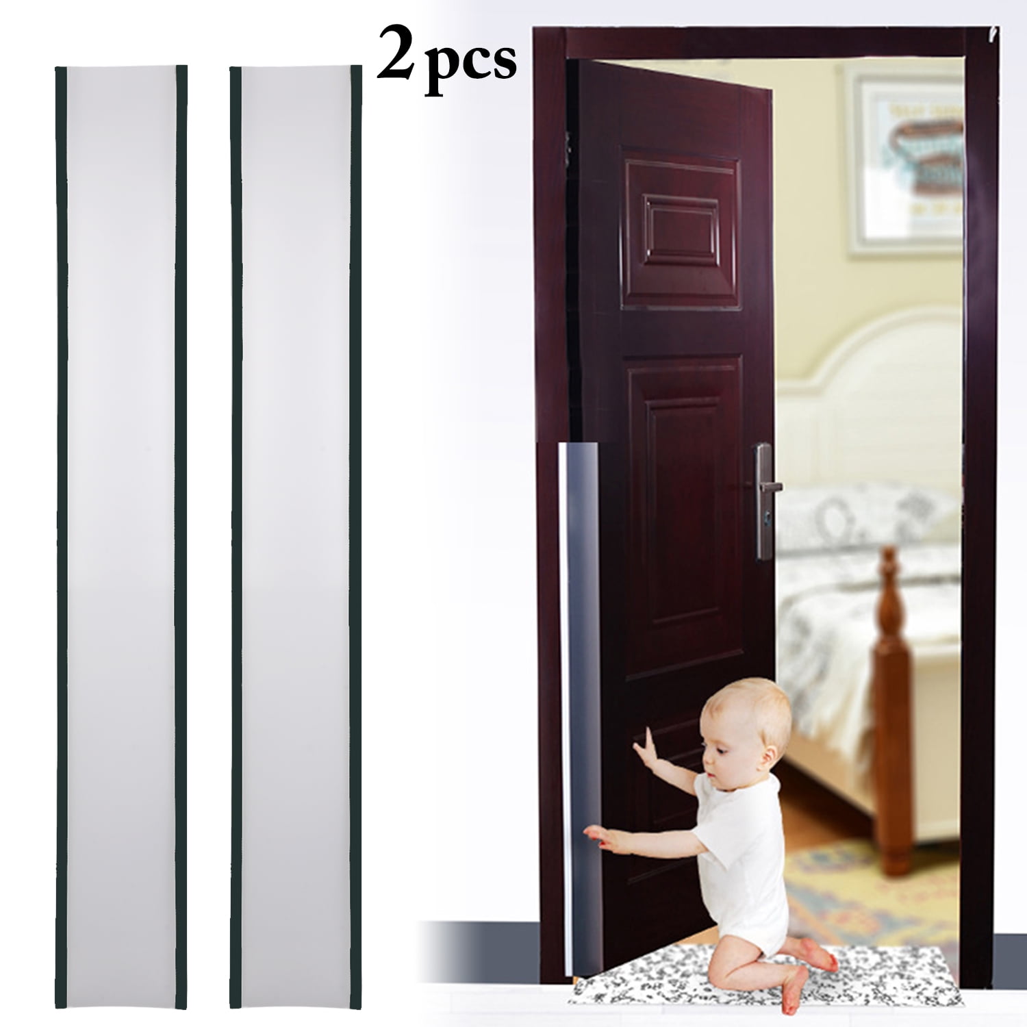 2PCS Door Hinge Guard Baby Proof Finger Pinch Guard Safety Door Guard ...