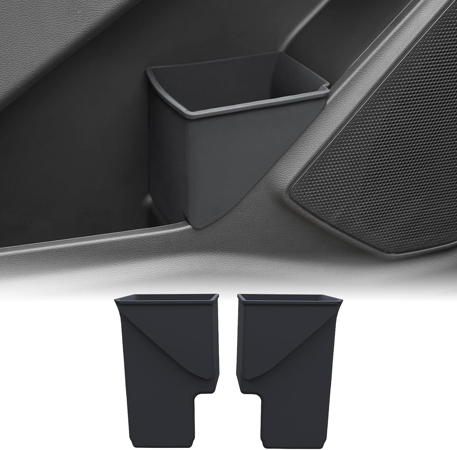 2PCS Door Side Trash Can Compatible with 2020-2025 2026 Ford Explorer ...