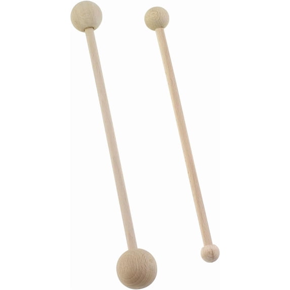 2PCS Double Ended Wooden DIY Pottery Modelling Tool Suitable for ...
