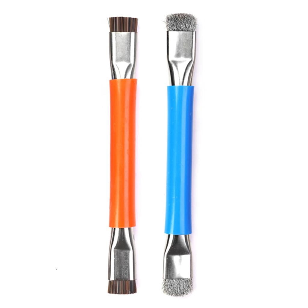 2PCS Double Head Brushes for Electronics Repair, Anti-Static & Steel ...