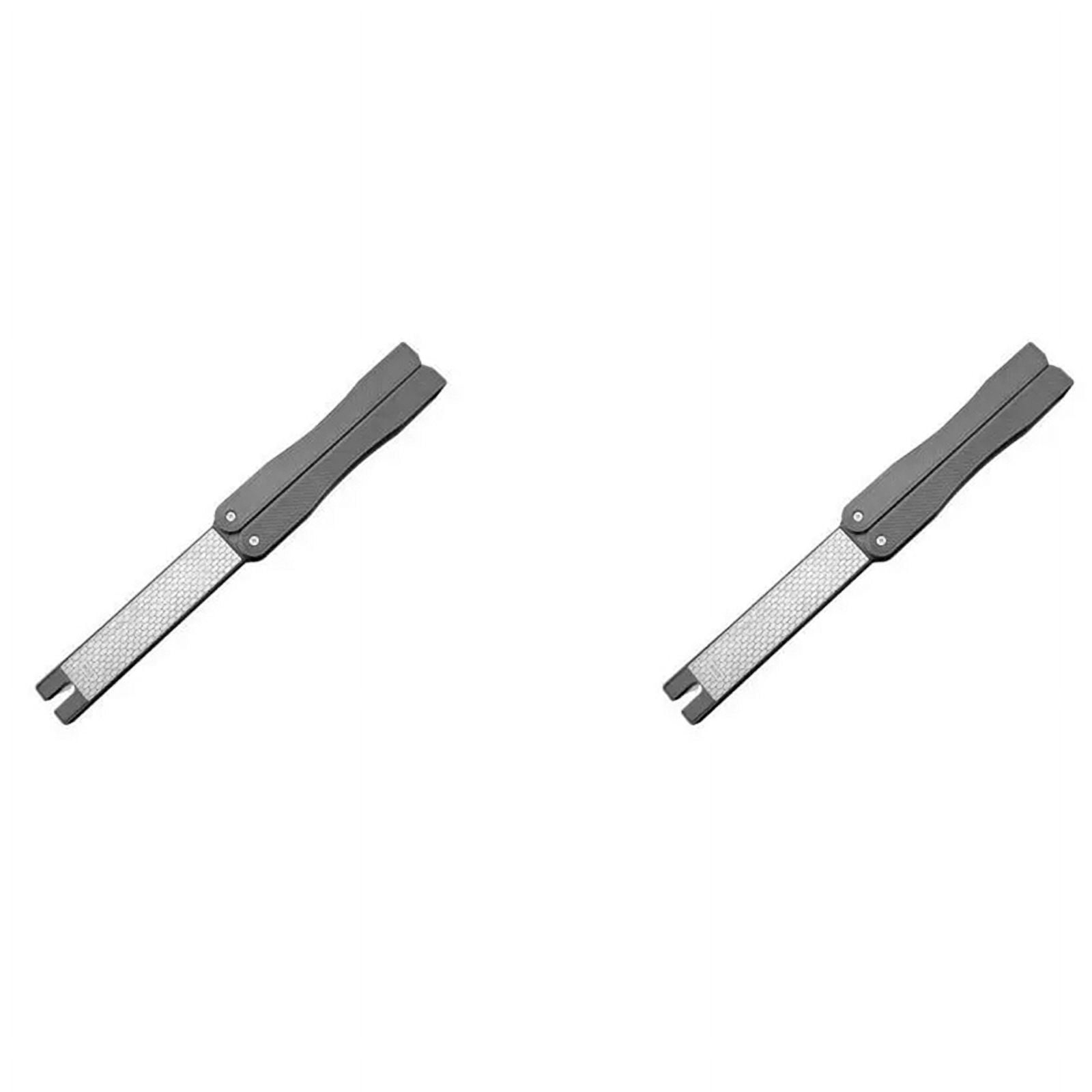 2PCS Double Sided Sharpening 400/600 Grit Folding Pocket Whetstone ...