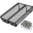 2PCS Drawer Organizer for Kitchen,Utensil Mesh Drawer Organizer with ...