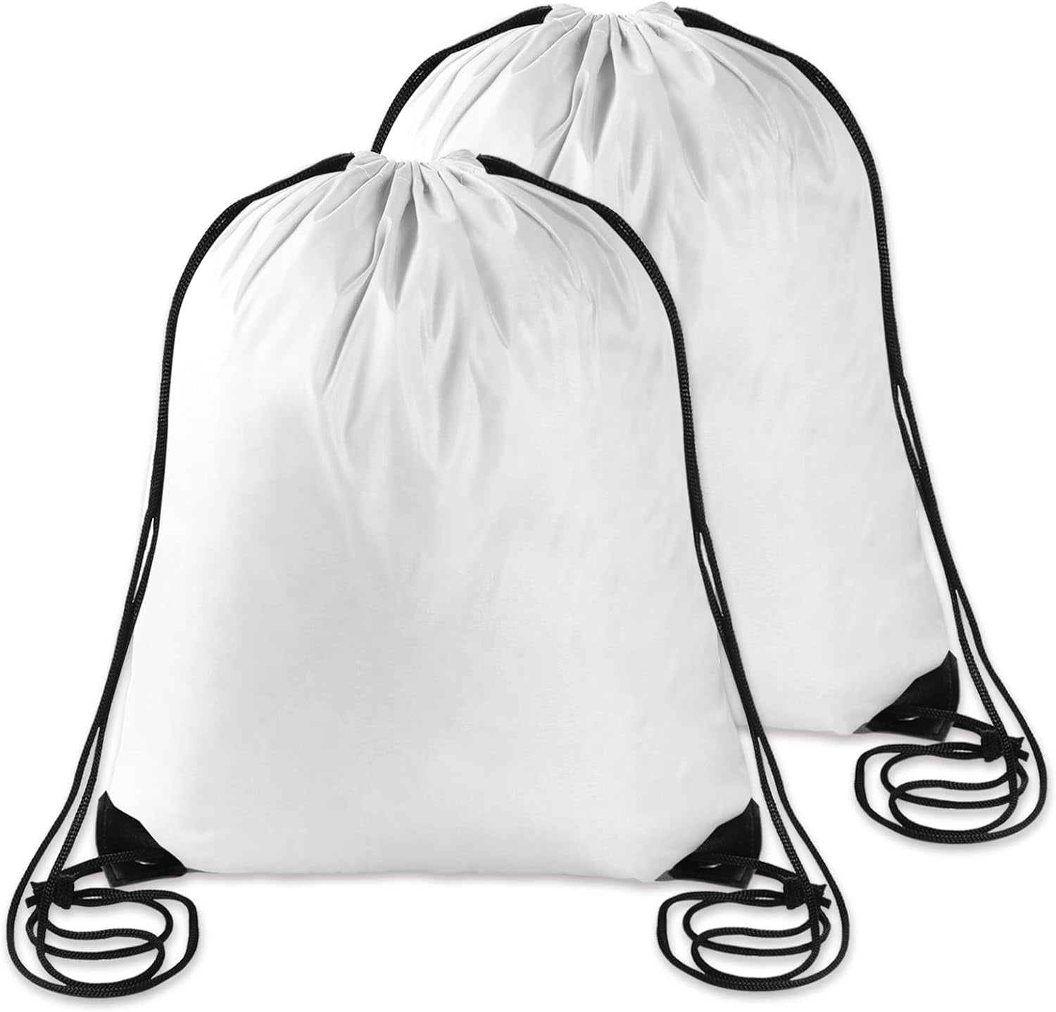 2PCS Drawstring Bags PE Bags Drawstring Gym Bag Fluorescent Green Draw ...