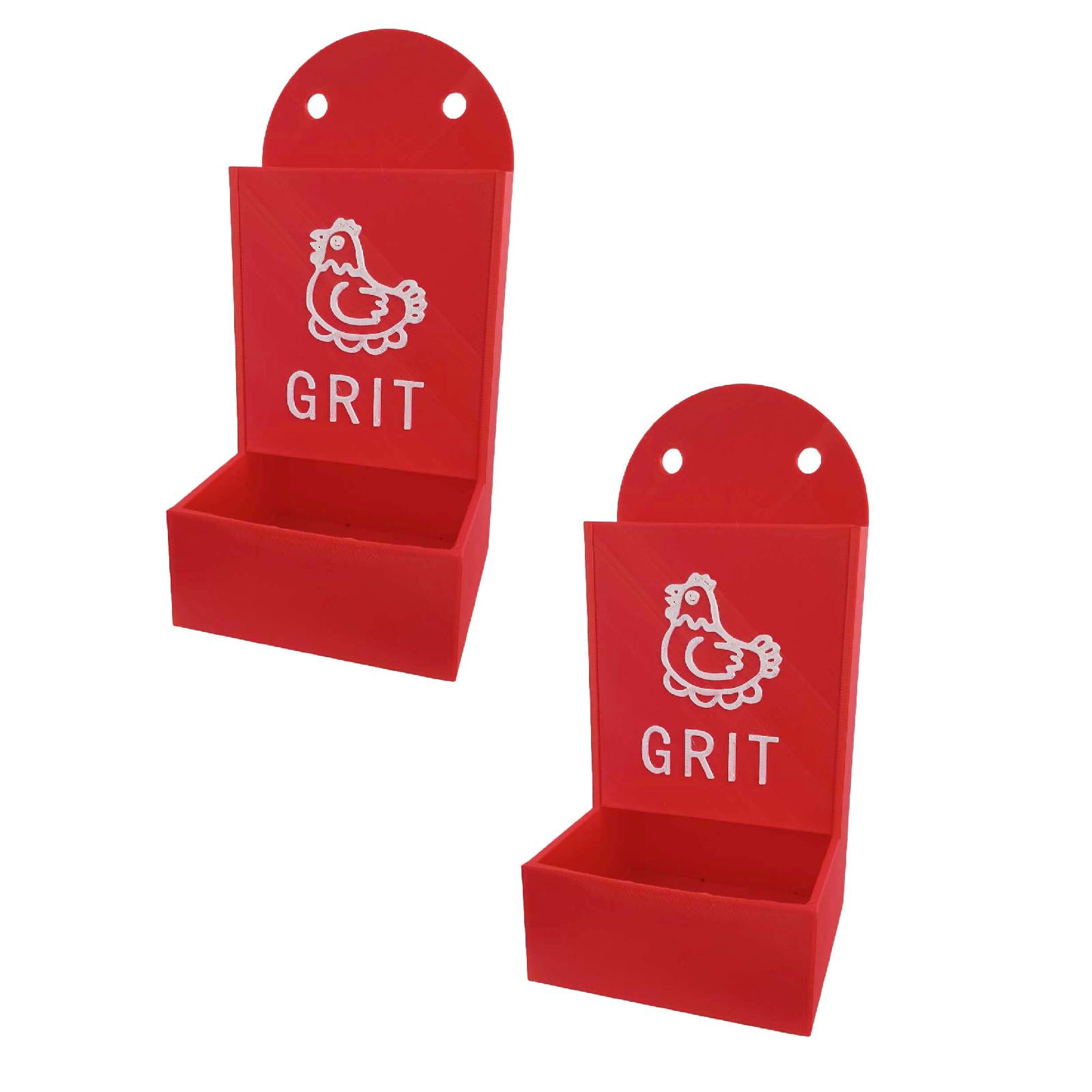 2PCS Dual-Purpose Chicken Feeder - Oyster Shell and Grit Combo ...