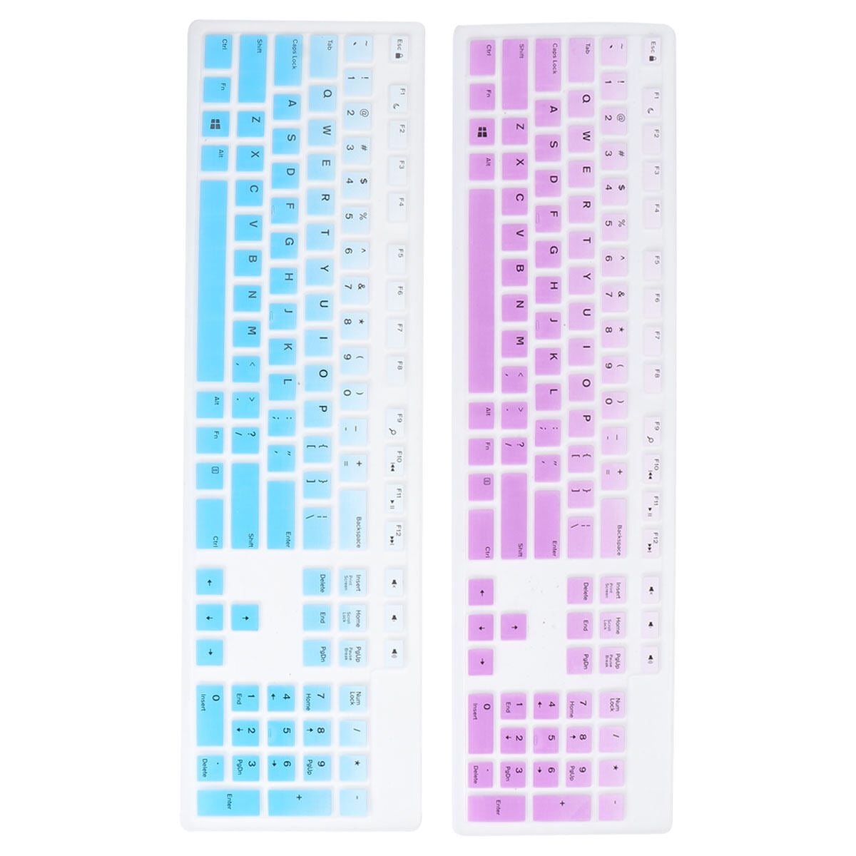 2PCS Dustproof Keyboard Skin Silicone Keyboard Protector Waterproof ...