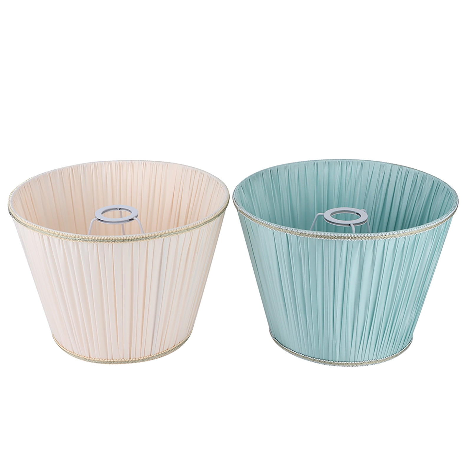 2PCS E27 Modern Simple Desk Lamp Cover Shade Fabric Lampshade for ...