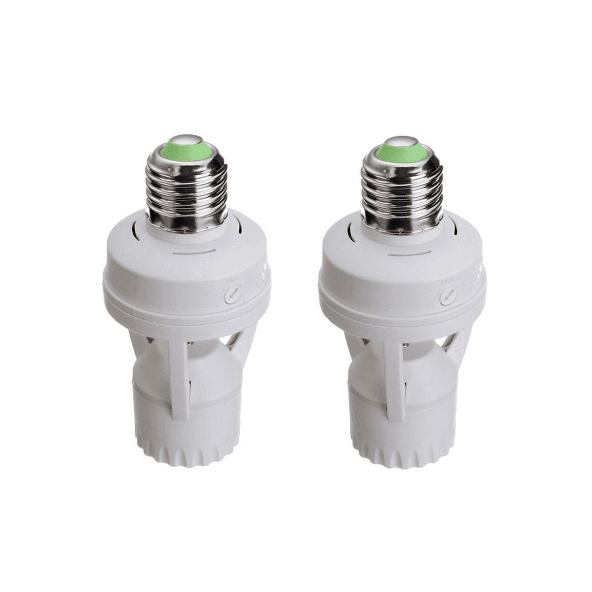 2pcs E27 Motion Sensor Light Switch 100 240v Motion Detector Base Lamp Holder With Light Control