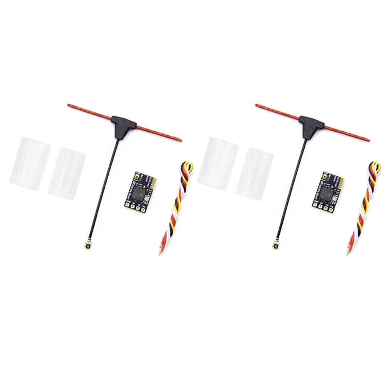 2PCS ELRS Receiver 2.4GHz NANO ExpressLRS Receiver CRSF with T-Type ...
