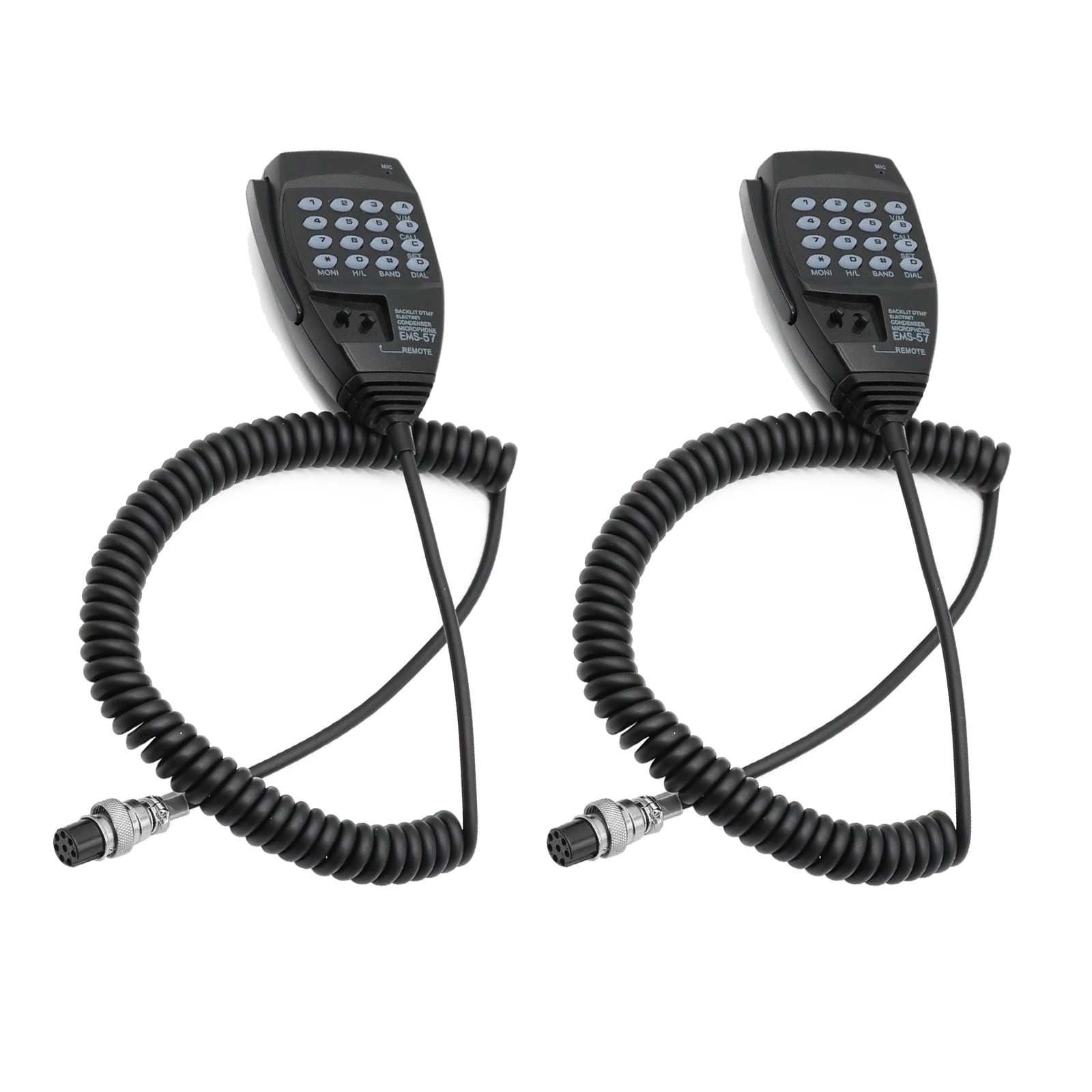 2PCS EMS-57/EMS-53 DTMF 8-Pin Mic For Alinco Radio DR-03T DR-06T DR-135 DR-135T DR-135E DR-235 ...