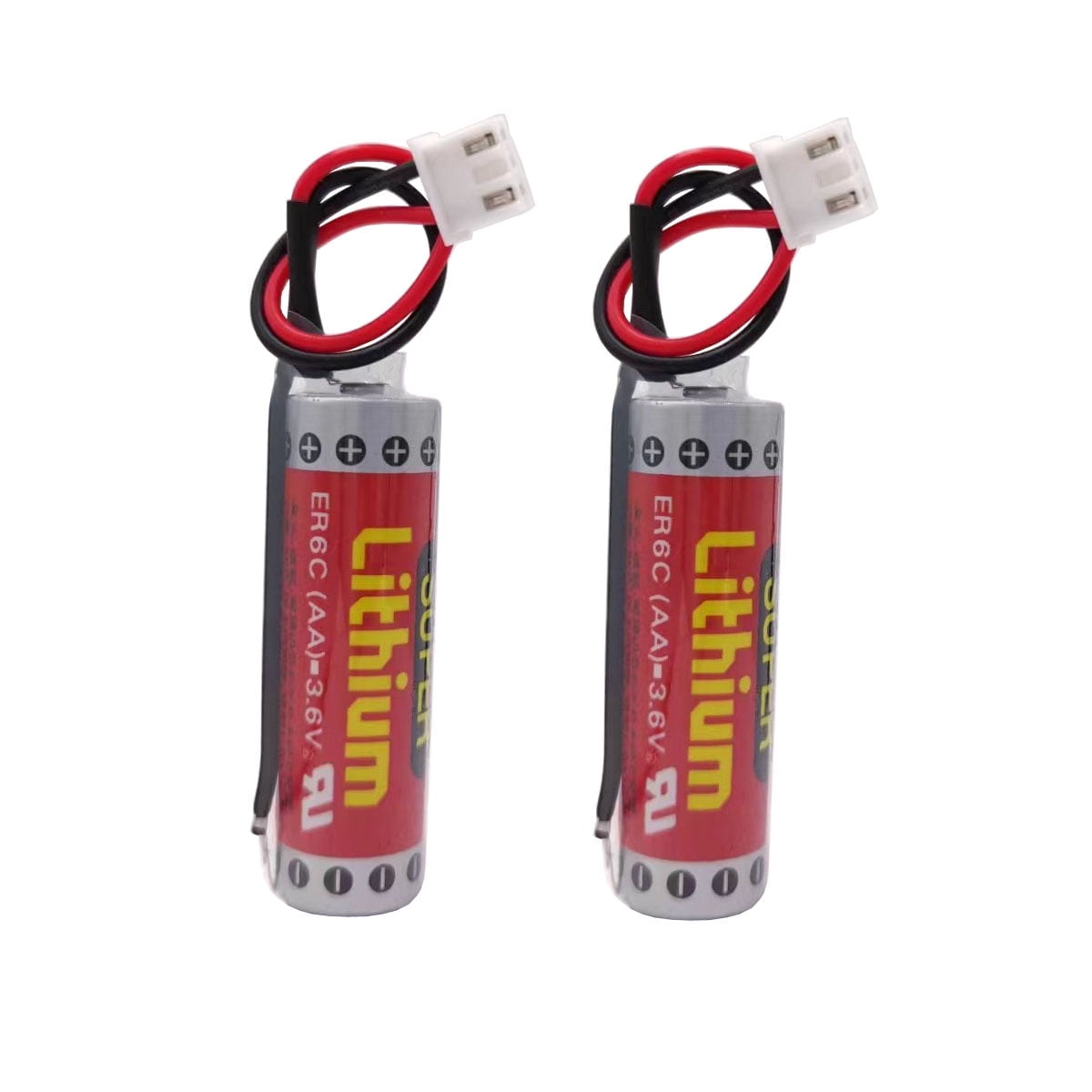 2PCS ER6C For MAXELL ER6C AA F2-40BL 3.6V 1800mAh Battery for ...