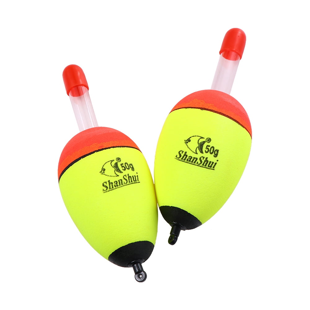 2PCS EVA Long Oval Fishing Float 5g/8g/10g/15g/20g/40g/60g Fishing ...