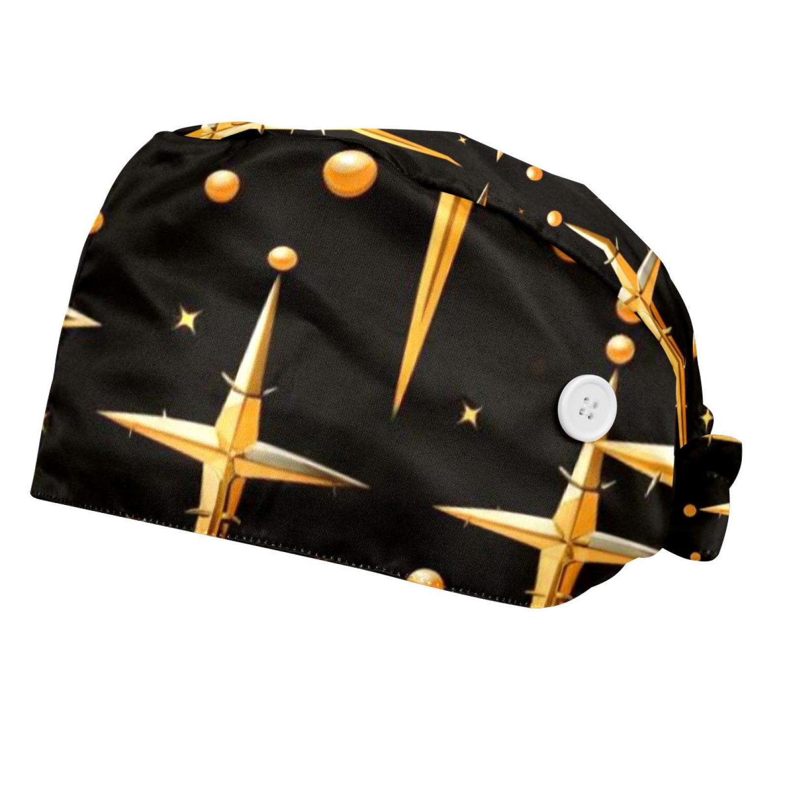 2PCS Easter Cross Working Caps with Button, Adjustable Working Hats for ...