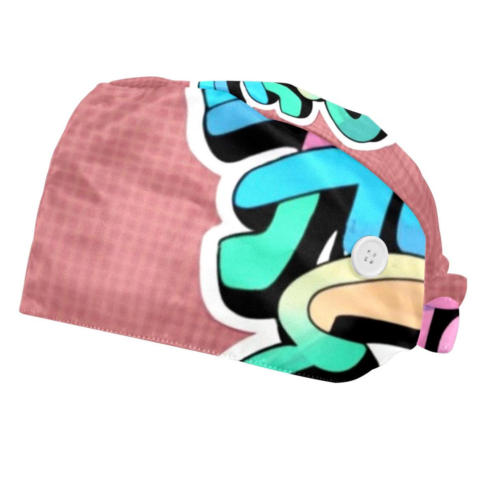 2PCS Easter Working Caps with Button, Adjustable Working Hats for Women ...