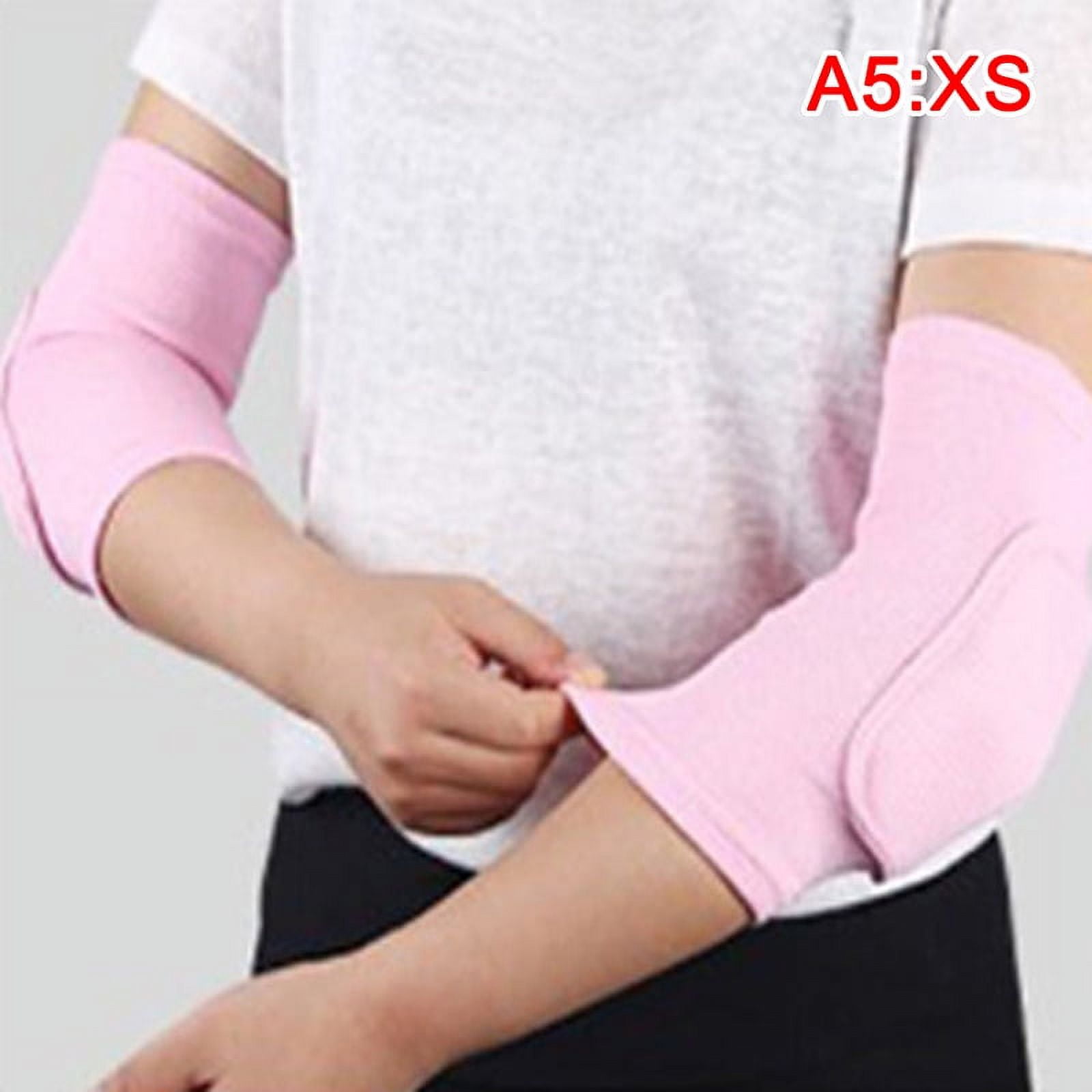 2PCS Elastic Elbow Pads Thickened Sponge Elbow Knee Protectors Guard ...