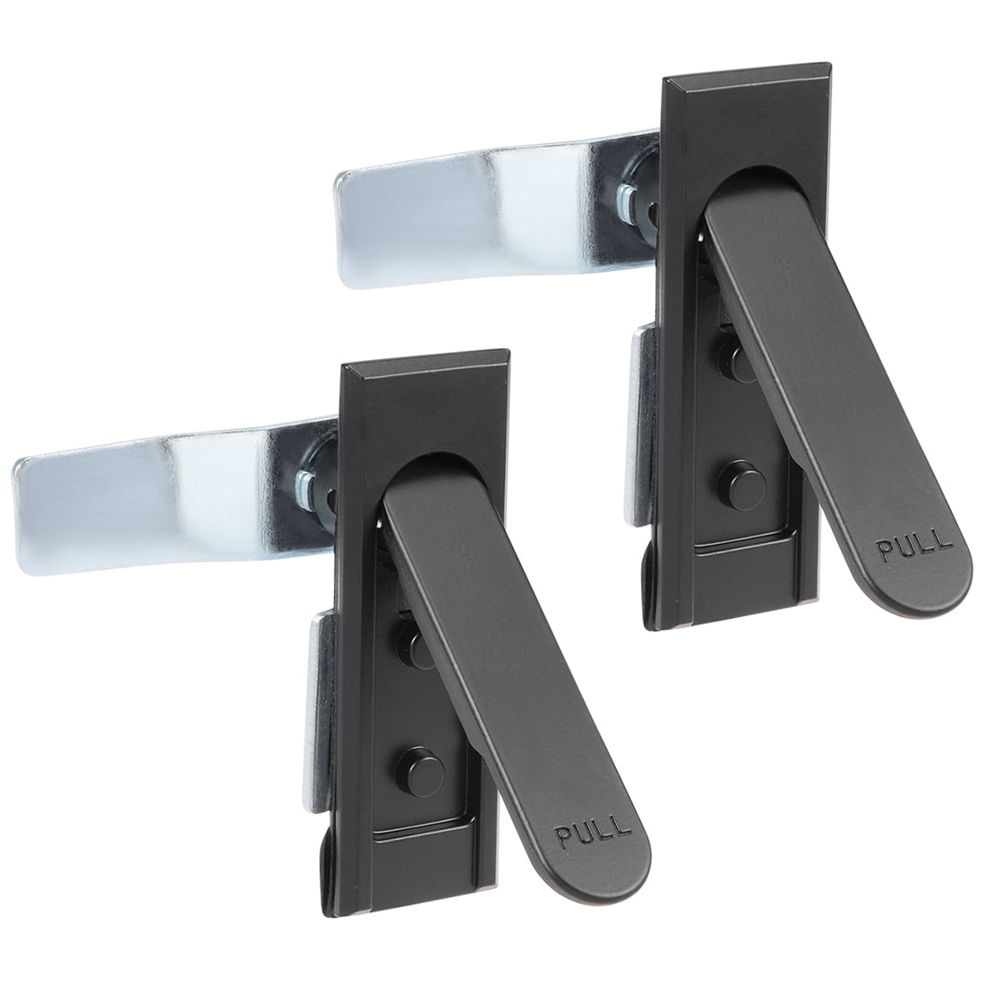 2PCS Electric Cabinet Panel Cam Lock Pull Type Door Lock Black 717-1 ...